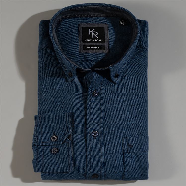 Canada Plain Petrol Shirt | Gurteen Menswear